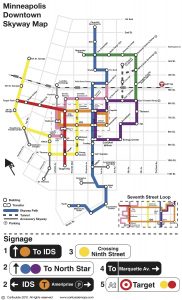 Young Cartographers Develop New Minneapolis Skyway Map - Geography Blog